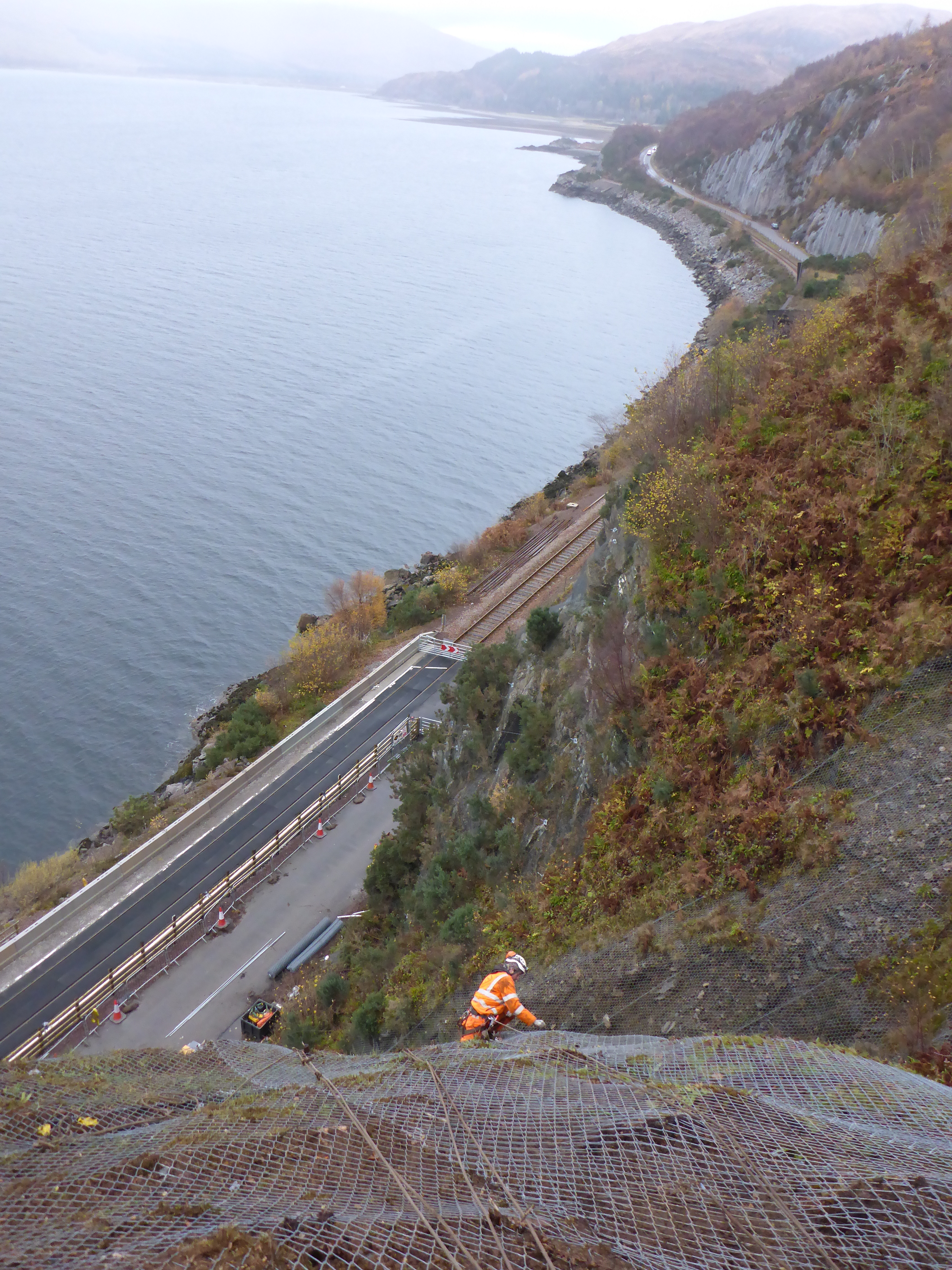Stromeferry bypass weekly updates | Active netting system in place on ...